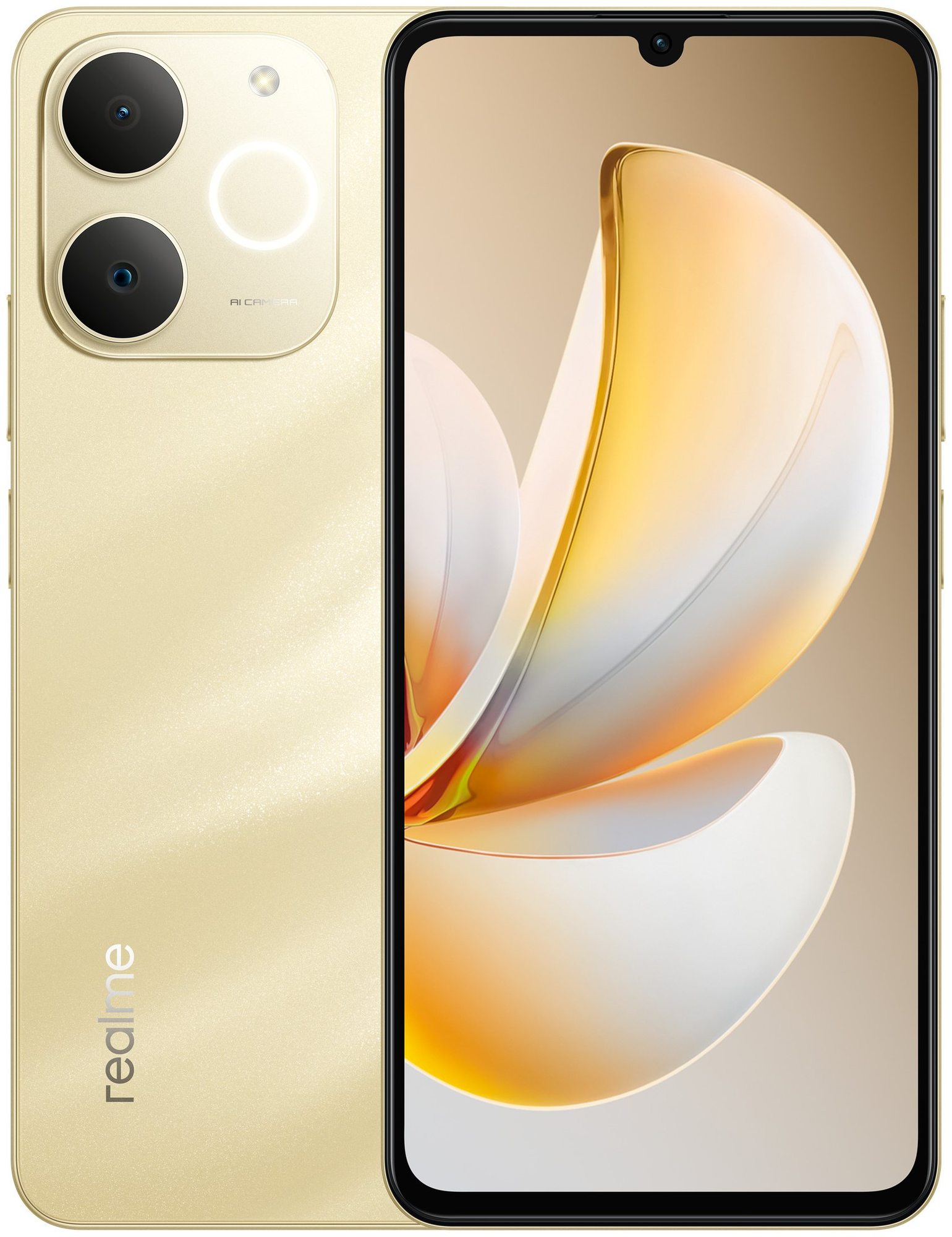 Смартфон realme Note 70 6/128 ГБ, RU, Dual nano SIM, золотой