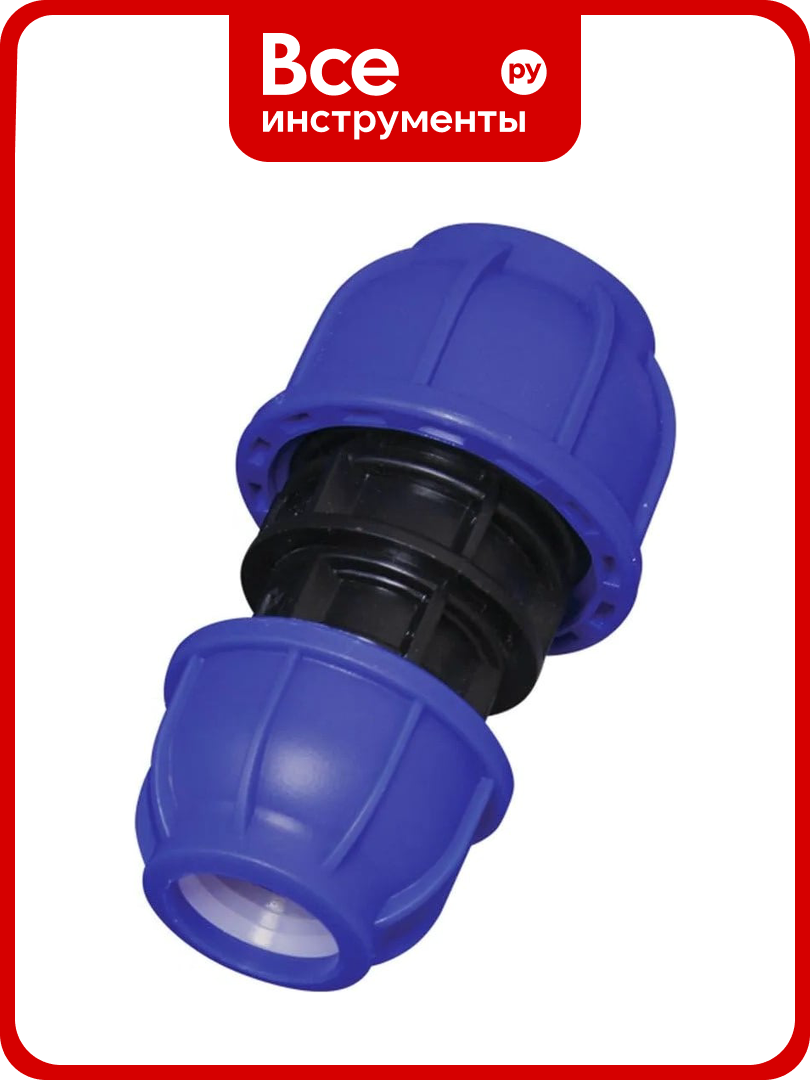 Компрессионная соединительная муфта TEBO ПНД 75x75 T-ПНД. М.0.75-75. CN