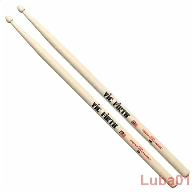 VIC FIRTH American Classic 2B барабанные палочки, орех, деревянный наконечник