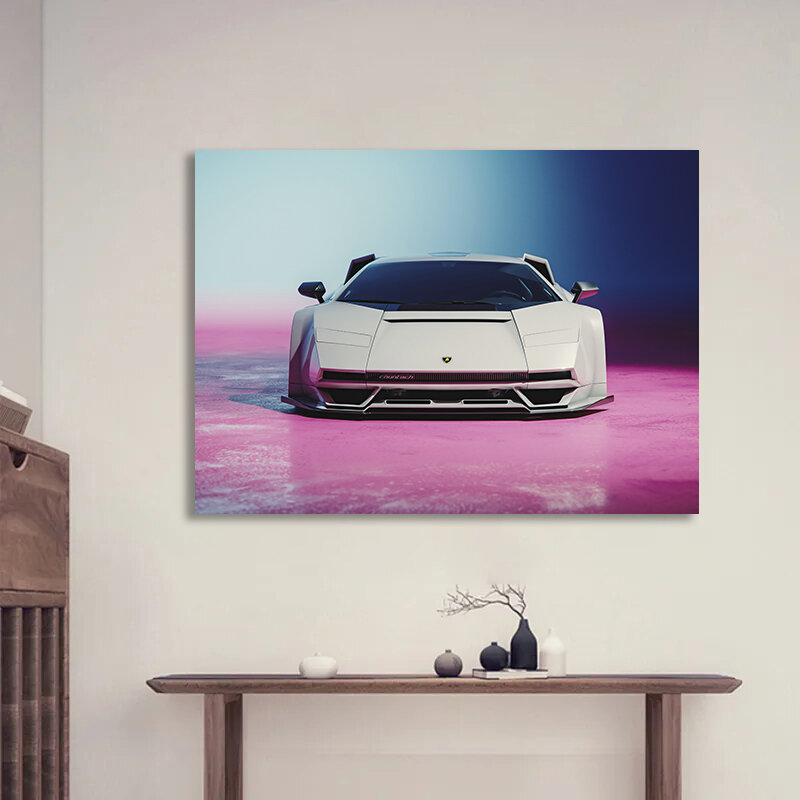 Автомобиль / картина LAMBORGHINI / в интерьер мужчине, 60х80 см,