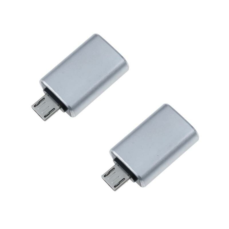 Адаптер USB-C — USB 3.0, 2 шт, Silver - Micro interface