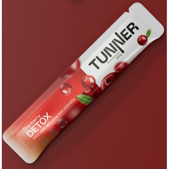 Витаминное желе Tunner DETOX со вкусом Клюква 20 гр