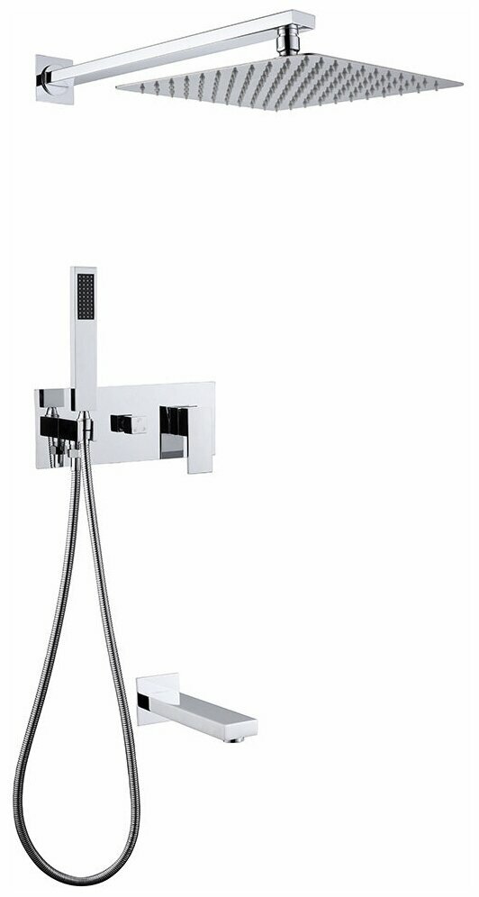Душевая система Abber Daheim AF8217 хром