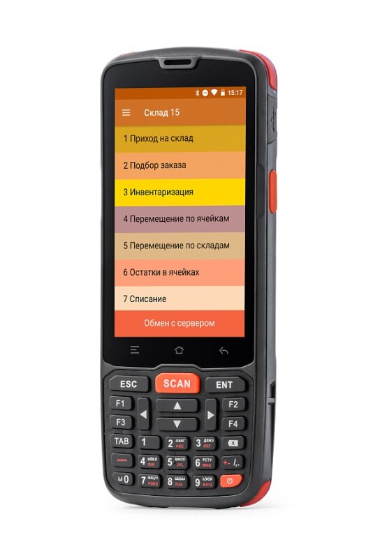 Терминал сбора данных АТОЛ Smart.Slim Plus (2D, 2/16Gb, WiFi/BT/NFC/LTE/GPS, Android 10, подставка, защитное стекло, Базовый)