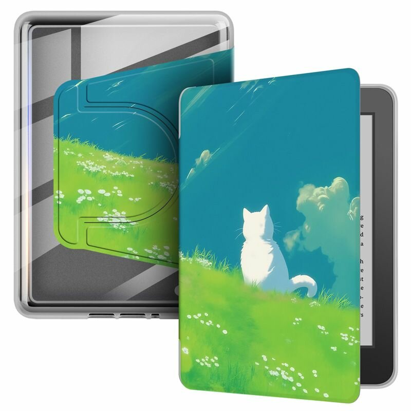 Чехол для Amazon Kindle 2022/2024 6" (11th Gen, 12th Gen), C2V2L3 / RS23CV, прозрачный, с магнитным разделением