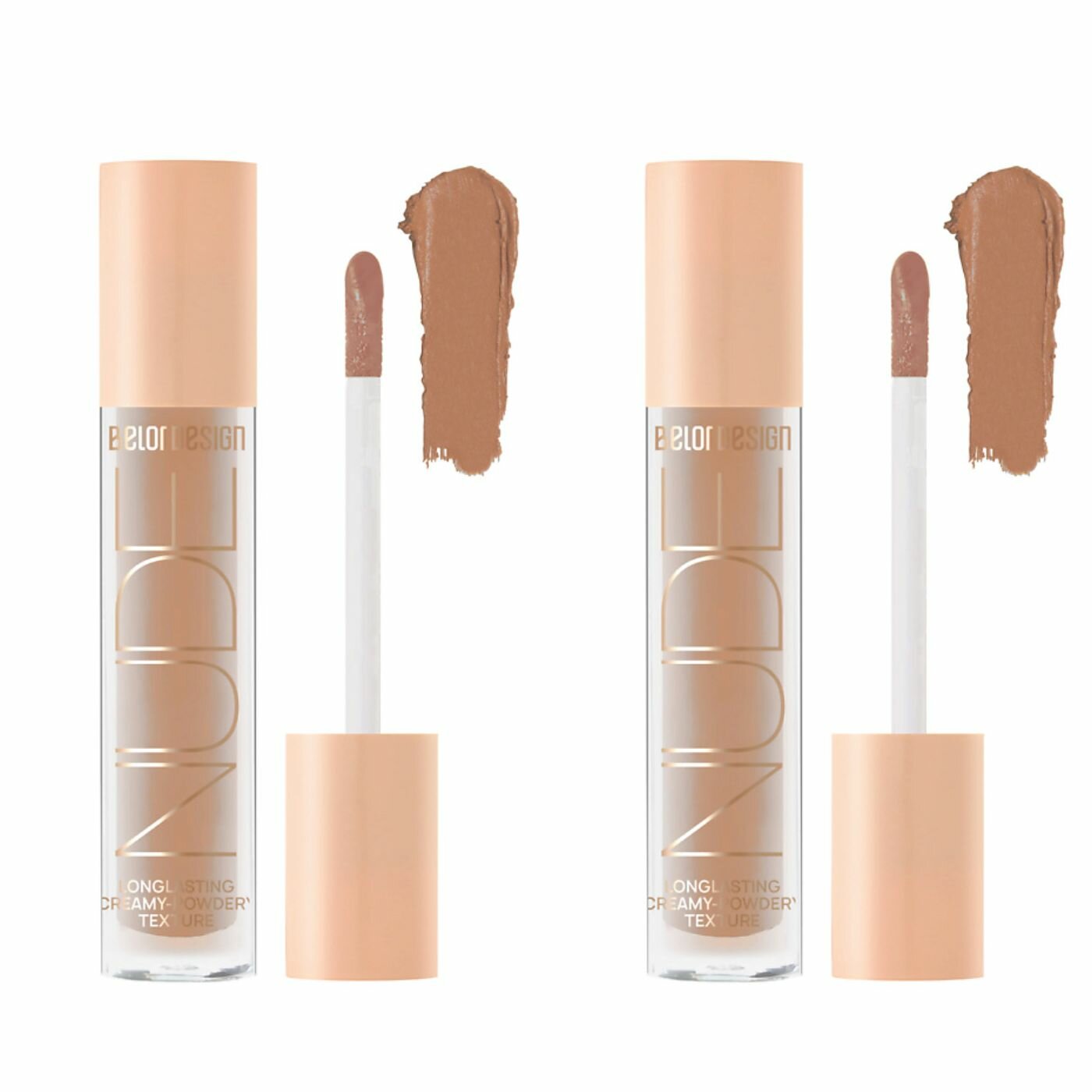BelorDesign Тени матовые Nude Harmony, 10, 2 шт