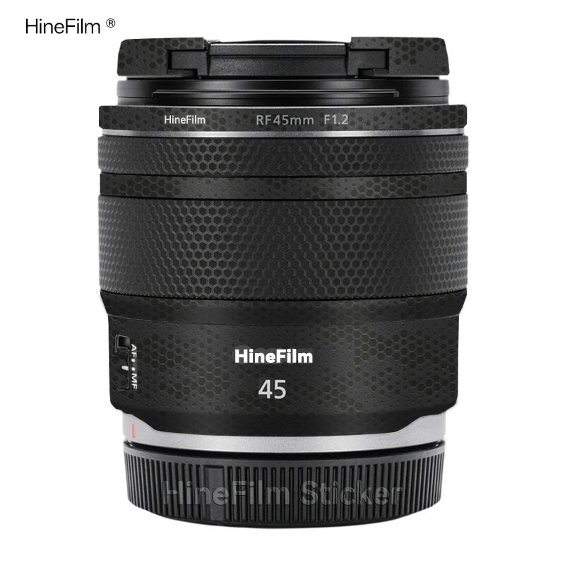 Наклейка на объектив HineFilm RF45mm f1.2, Mamba Black