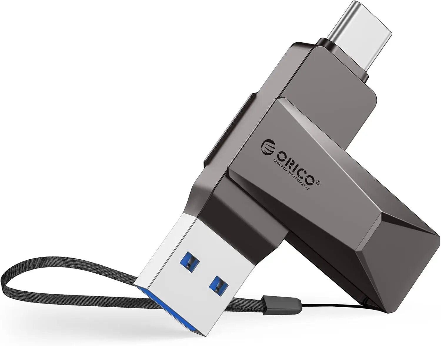 ORICO CB05 флэшка 256 ГБ 64 ГБ, 2 in 1 Grey