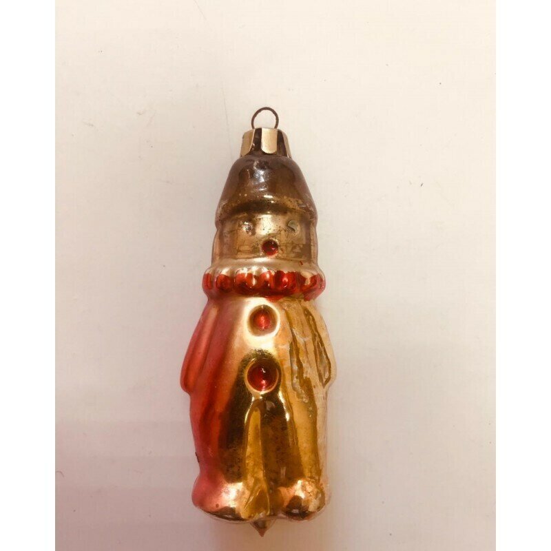 Елочная игрушка Клоун Винтаж из СССР
