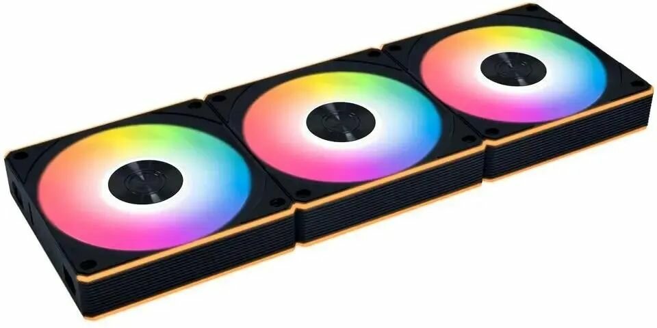Корпусный вентилятор Lian Li Вентилятор для корпуса Lian-Li Uni Fan CL Wireless 120 ARGB 124х120x28 черный 4-pin 29.8дБ (упак:3шт) (G99.12CL1W3B. R0) Ret