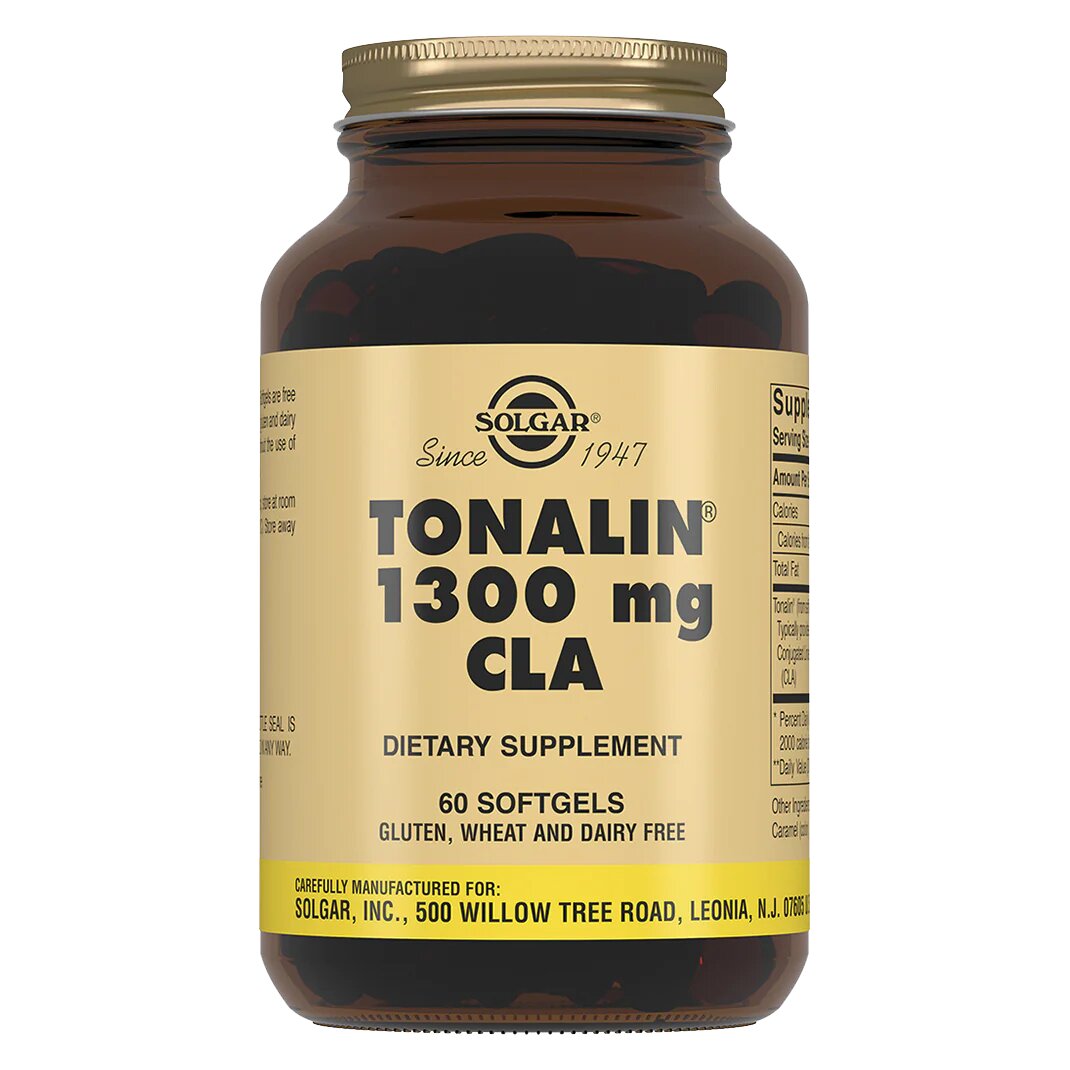 БАД Solgar Капсулы "Тоналин 1300 мг КЛК", 60 шт. Tonalin 1300 mg CLA