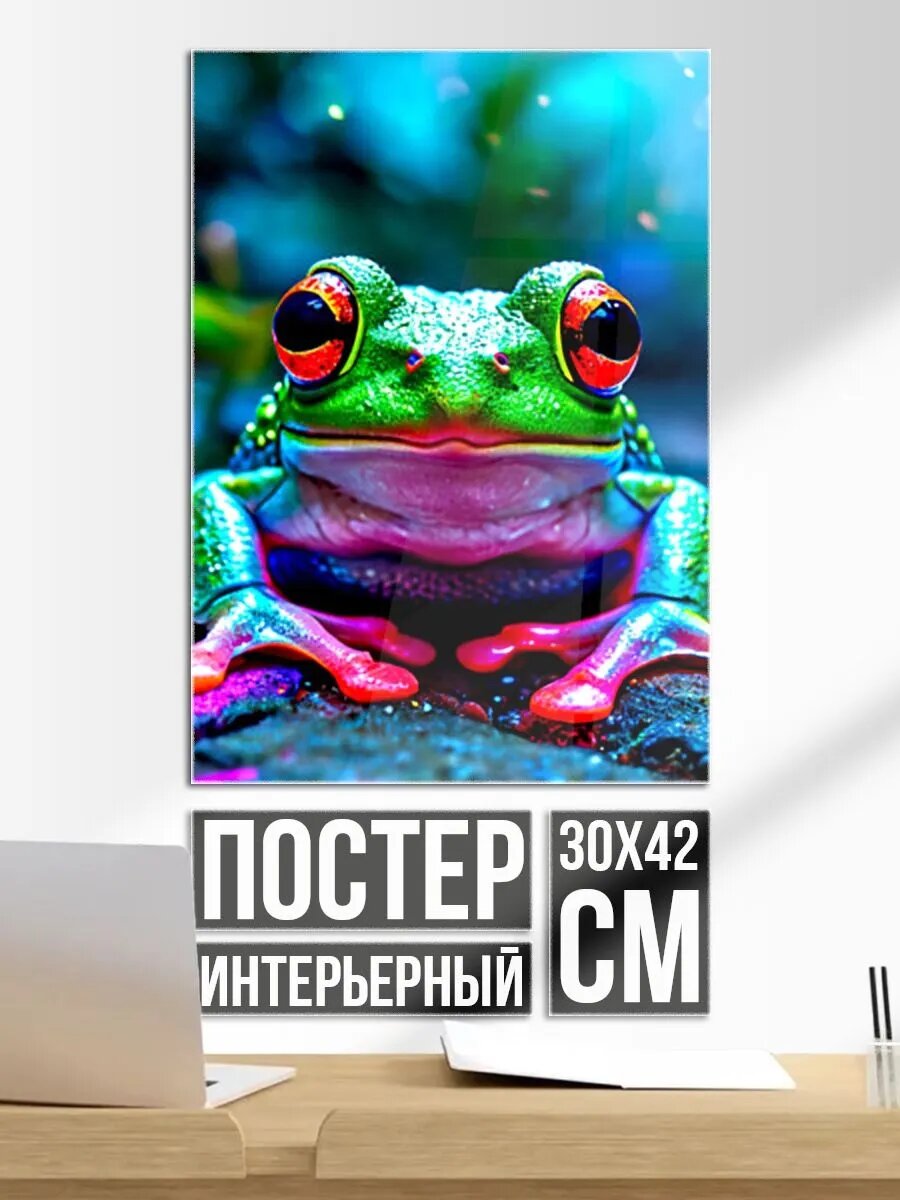 Постер на стену Большая жаба