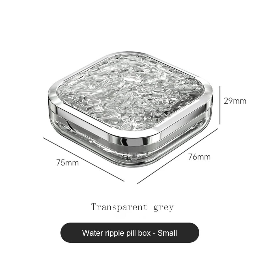Органайзер для таблеток Untior, Gray, 4 grid