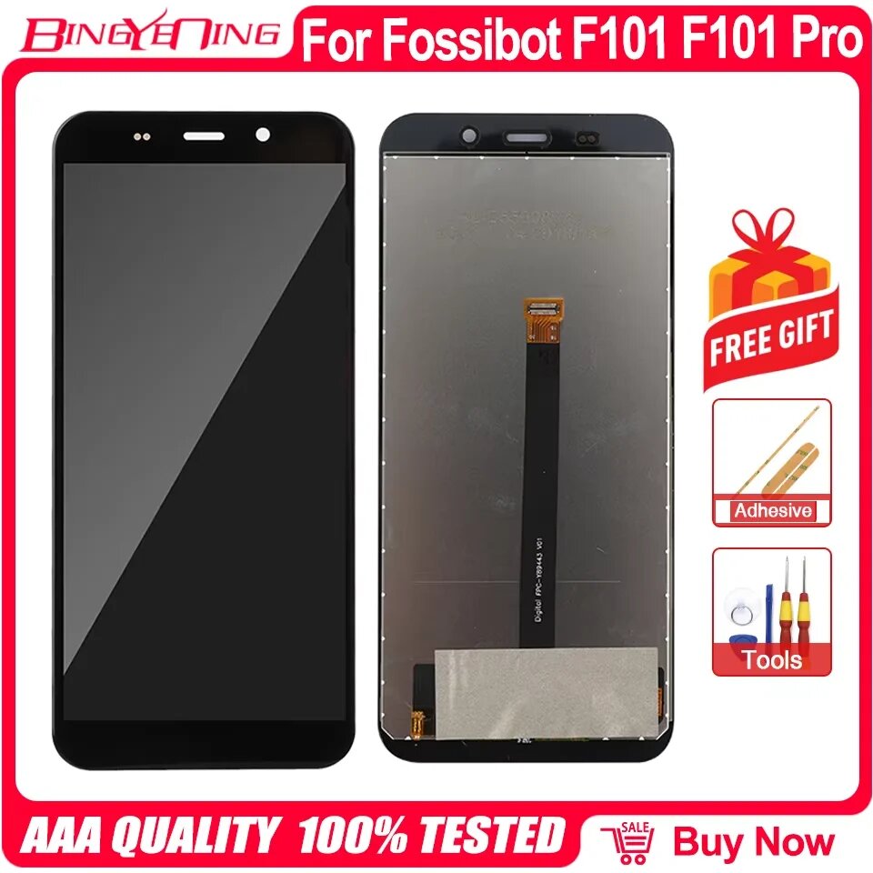 ЖК-дисплей Fossibot F101/F101 Pro в сборе, черный