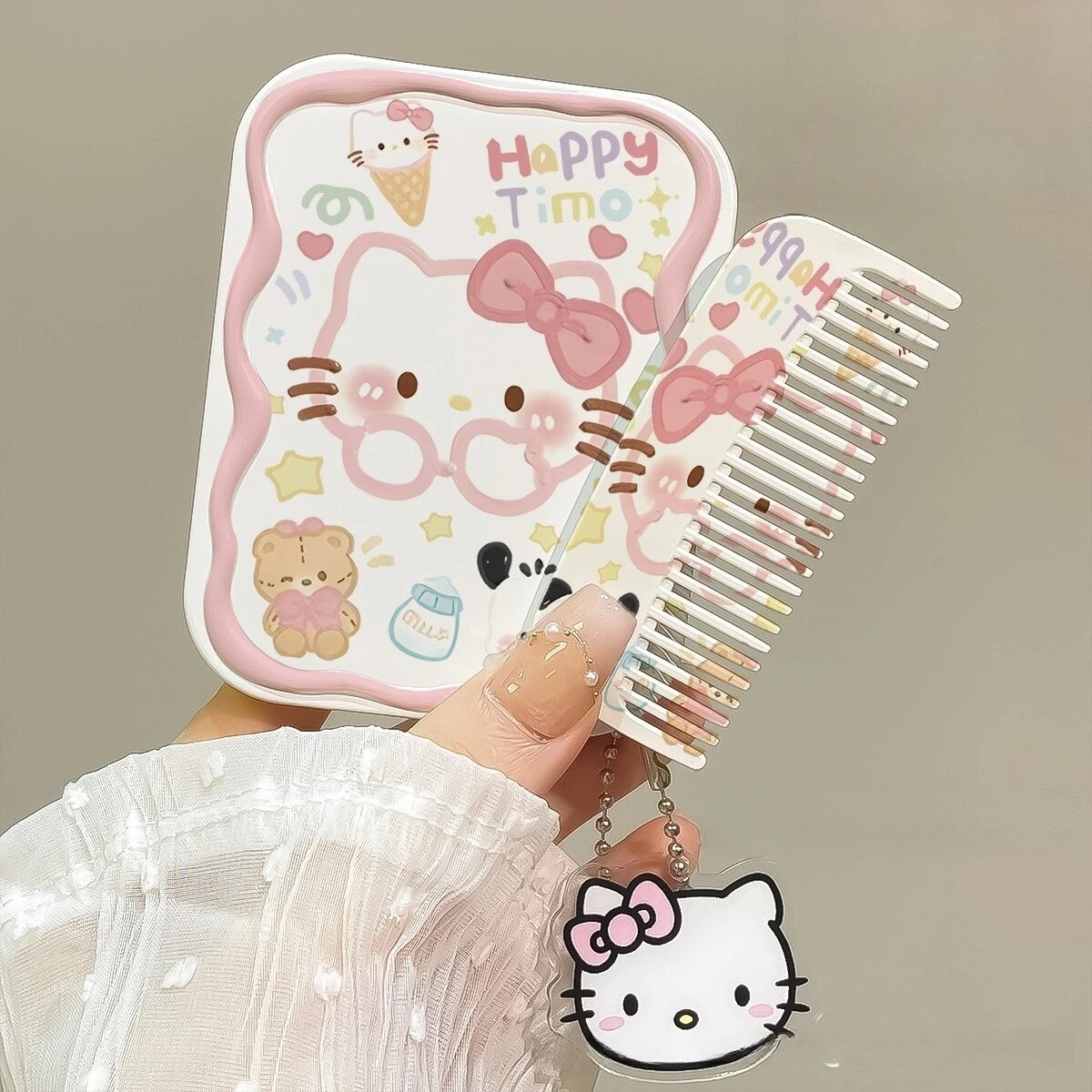 Складное зеркало Hello Kitty keeppley 3