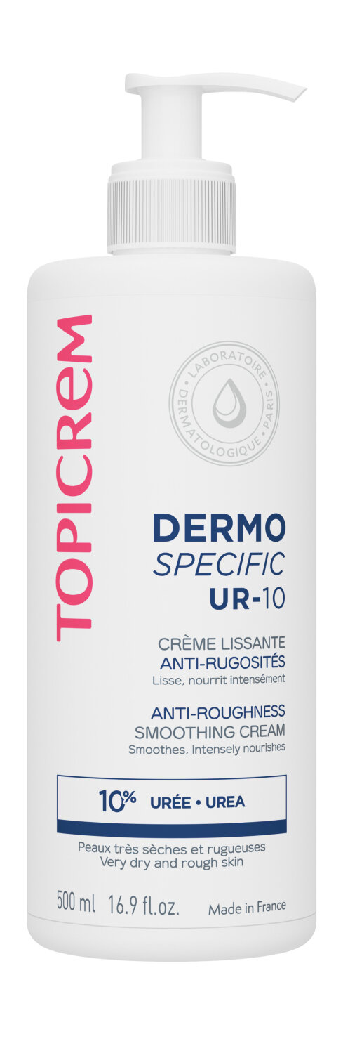TOPICREM Dermo Specific UR-10 Крем для тела смягчающий для огрубевшей кожи, 500 мл
