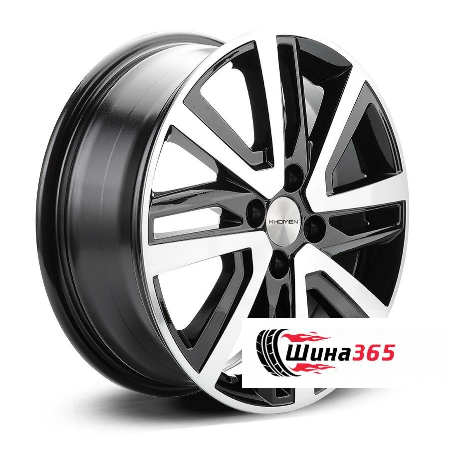 Литой колесный диск KHOMEN WHEELS 1609 R16 / 6J PCD 4x100 ЕТ 50 ЦО 60.1 BFP