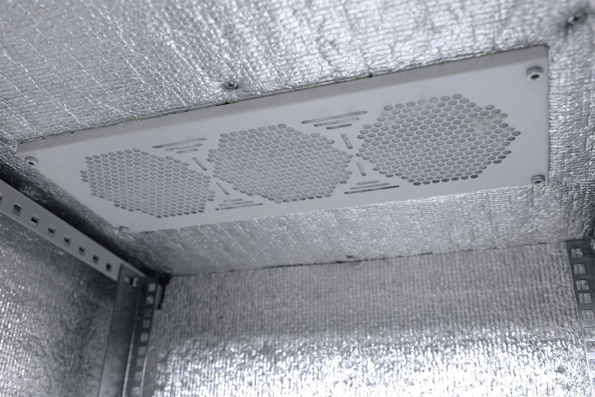 Воздушный фильтр Rem R-FAN-F-IP21, пылезащитный, G3, IP21, пенорезиновый уплотнитель, сталь, серый