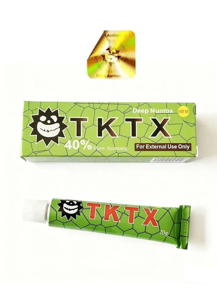 1 Масло для татуировок GreenT40% 10 ml (белый) первичный охлаждающий крем д ля перманентного макияжа и тату
