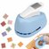 Large-sized postal code perforator, embossed edge shape paper perforator.