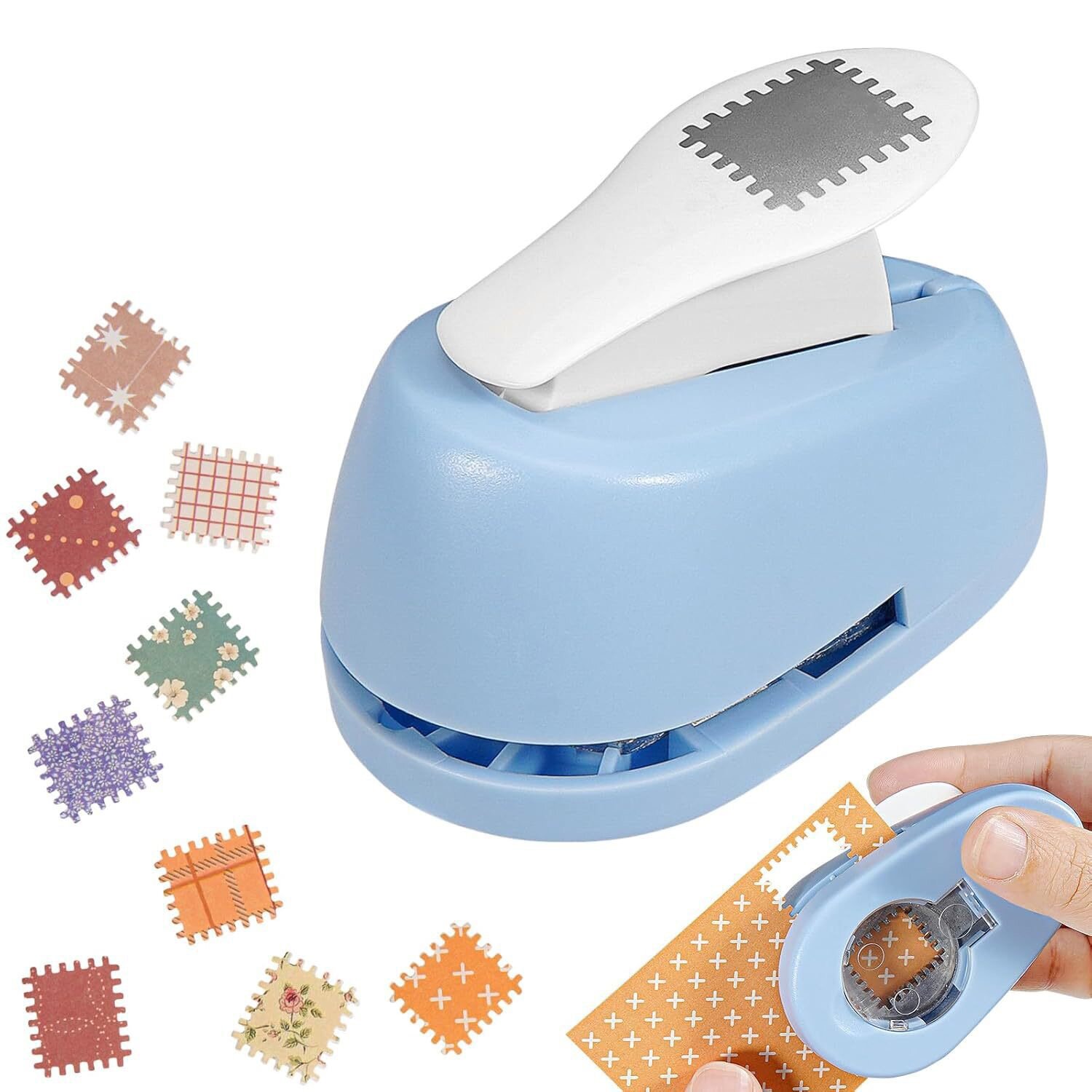 Large-sized postal code perforator, embossed edge shape paper perforator.