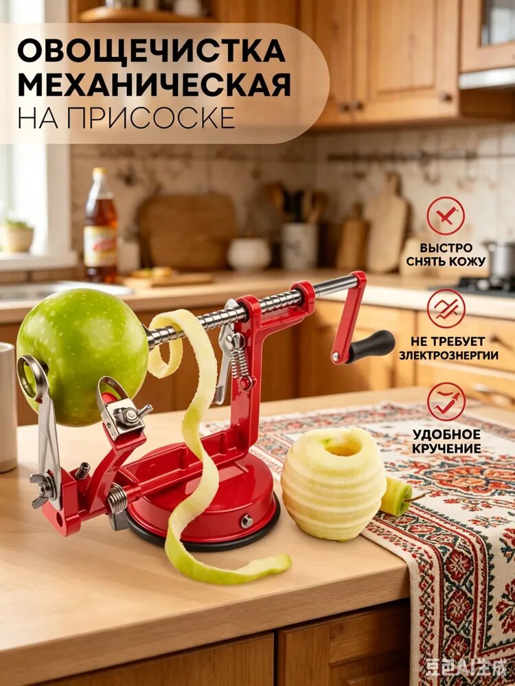 Машинка для чистки и нарезки яблок