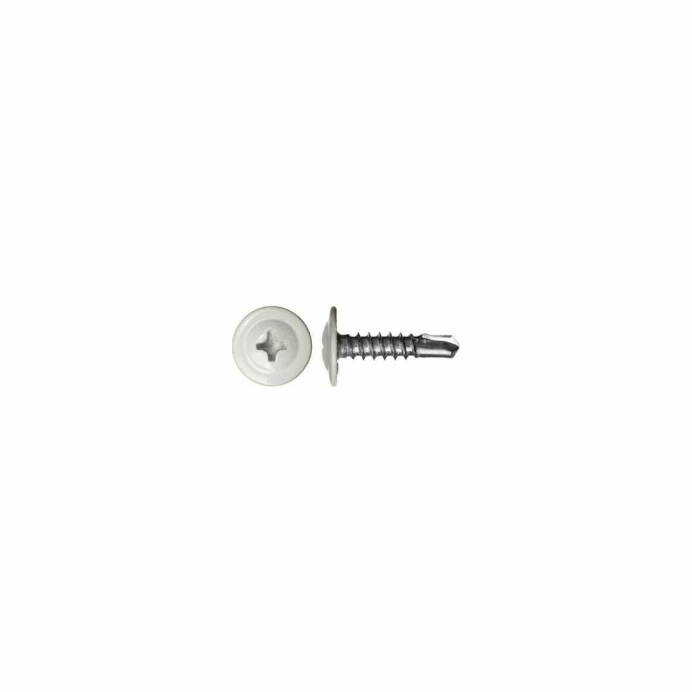 Саморез-сверло Daxmer ПШС 4,2x16 RAL 9003 1000 шт.