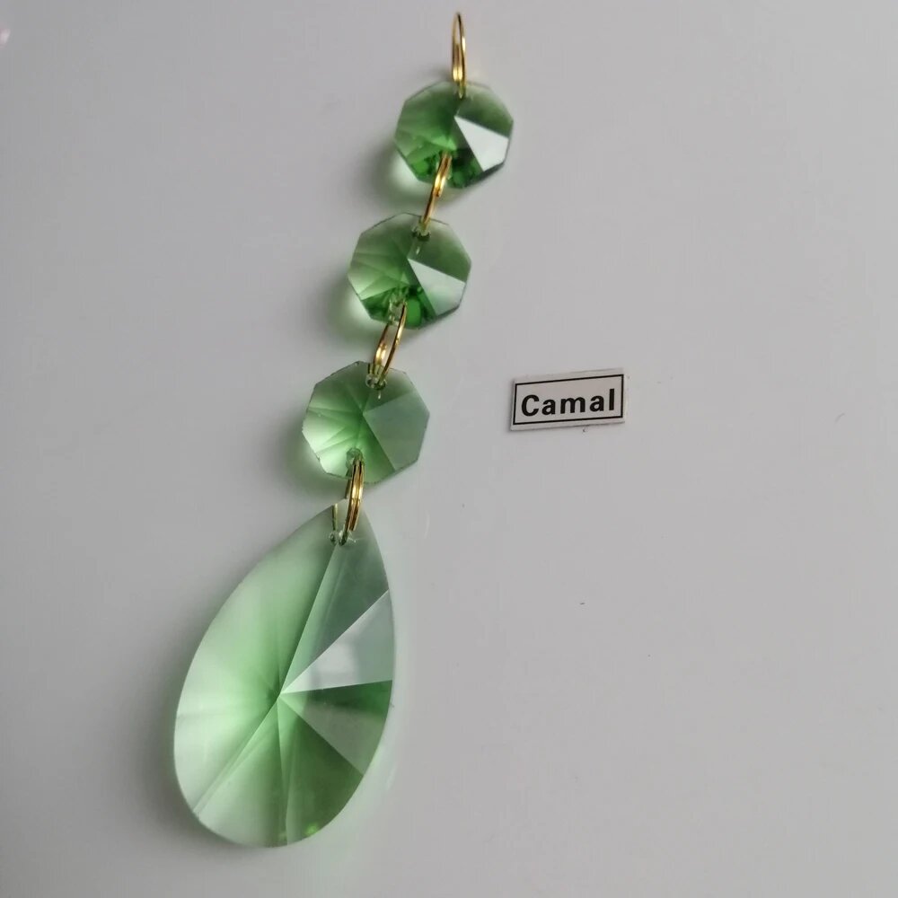 Хрустальные подвески Camal 38 мм Зеленый, Apply Green