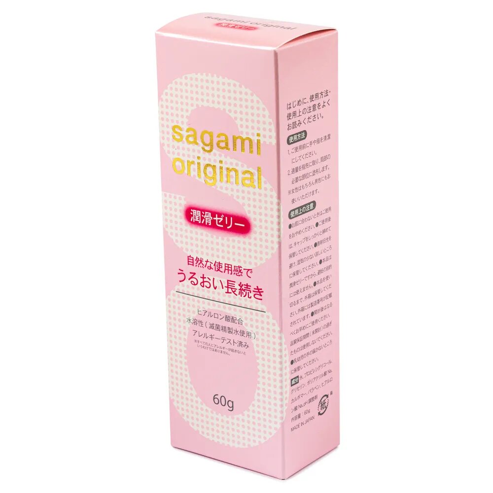 Гель-смазка Sagami Original с гиалуроновой кислотой, 60 г.