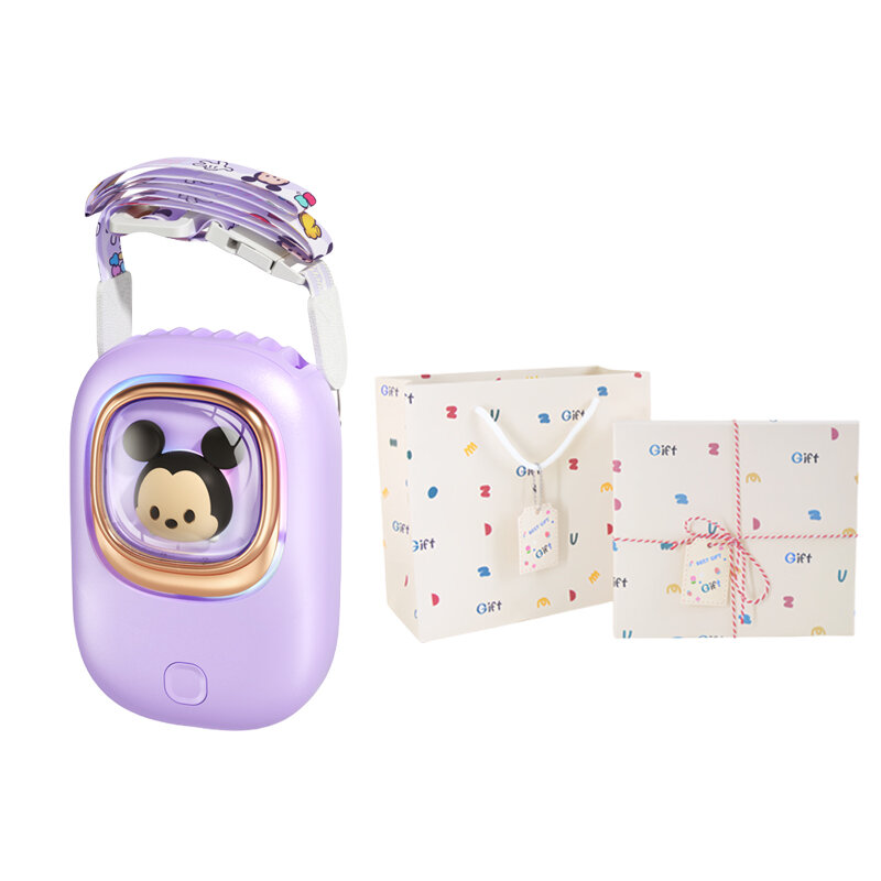 Ручной вентилятор унисекс Disney DY 963, безлопастной, бесшумный, длительная работа батареи