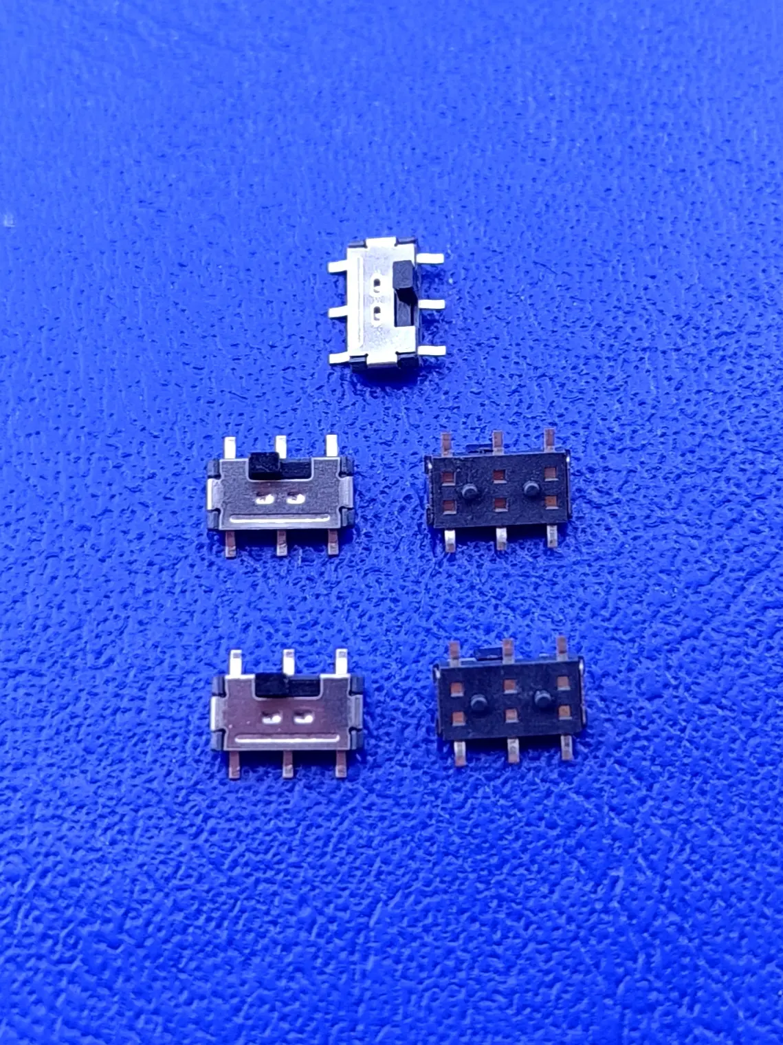 Лот 5 штук боковой переключатель SS-08 6pin 2 положения SMD 6,6x7,2 мм для телефона/MP4/ключей/планшета/навигатора