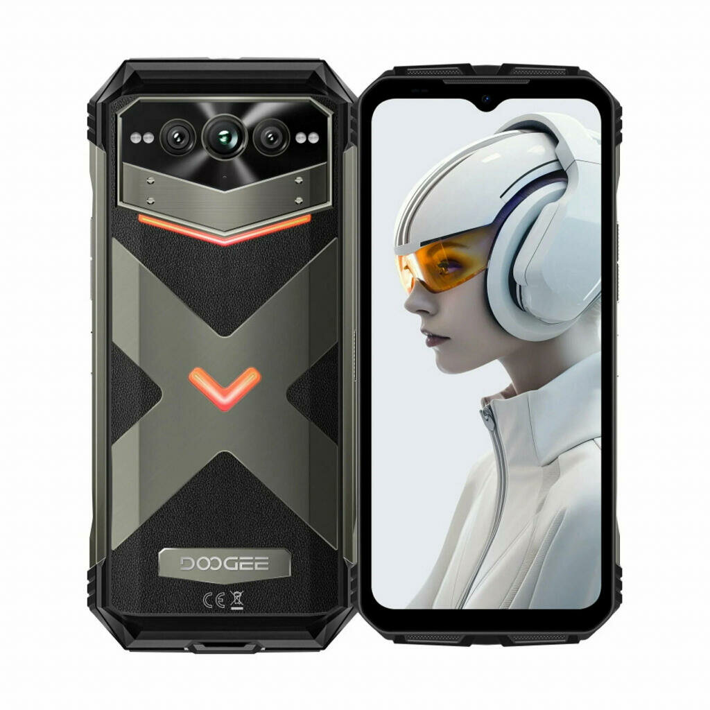 Смартфон Doogee V Max Plus, 16/512Gb, 2200 mah, Grey (Серый)