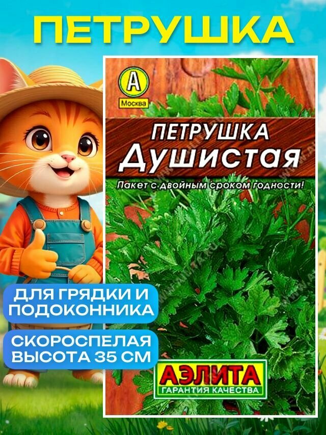 Семена петрушки для посадки 2г, Петрушка листовая Душистая, семена зелени для огорода Агрофирма петрушка семена зелени для огорода