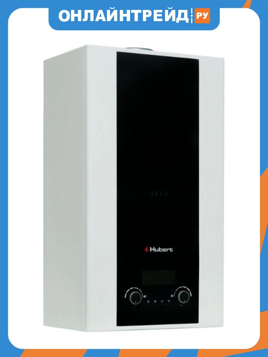 Котёл газовый Hubert AGB 40 WLB настенный, 1 конт, закр. кам. сгор, с трехход. клап, Wi-Fi