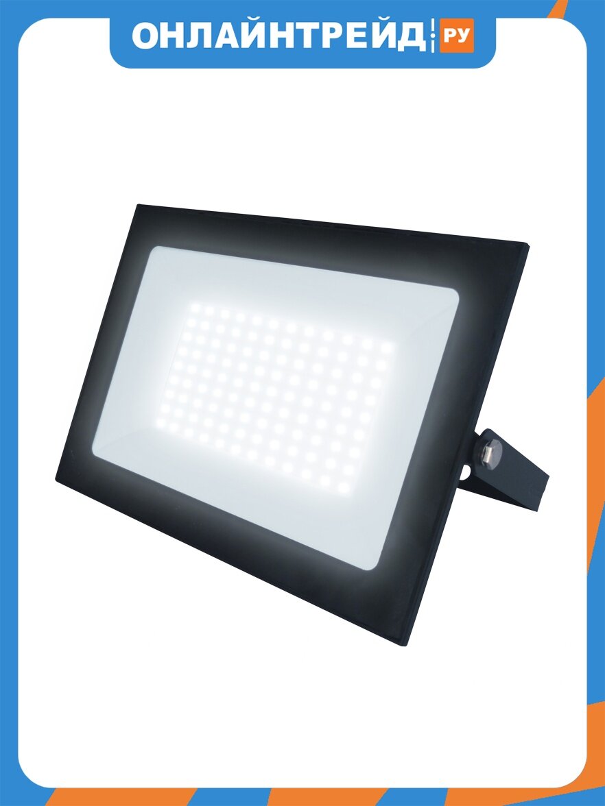 Прожектор Uniel ULF-F21-100W/4000K IP65 200-250В BLACK