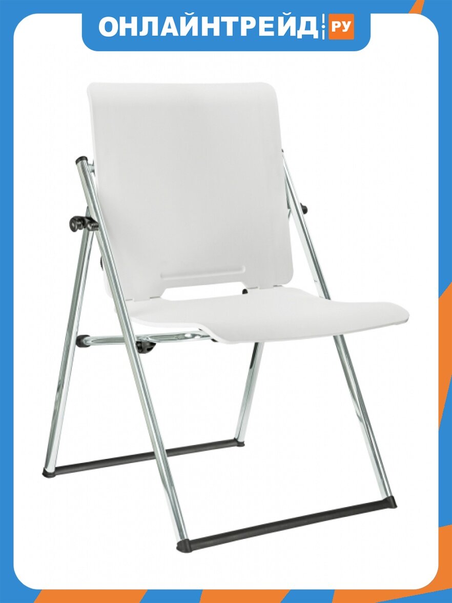 Кресло офисное Riva Chair трансформер RCH 1821 Белый пластик хром