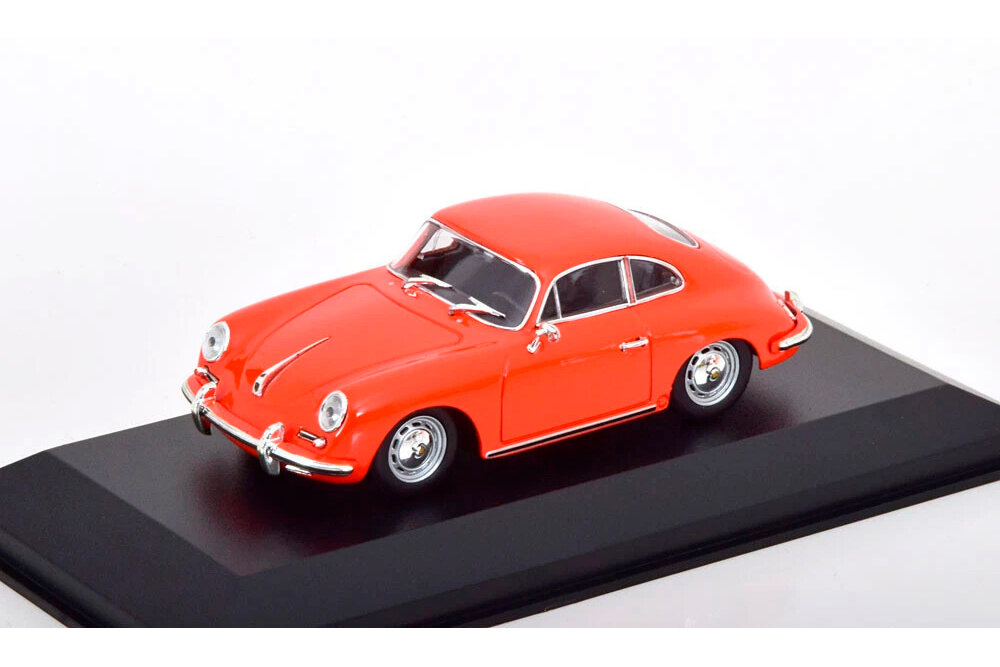 Модель коллекционная MAXICHAMPS Porsche 356 b coupe 1961 orange