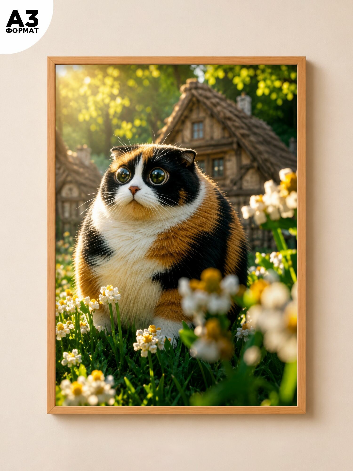 Постер на стену Котость мем
