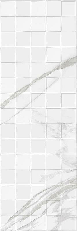 Керамическая плитка Eurotile Insomnia (рельеф мозаика) 682 IMD1WT настенная 29,5х89,5 см