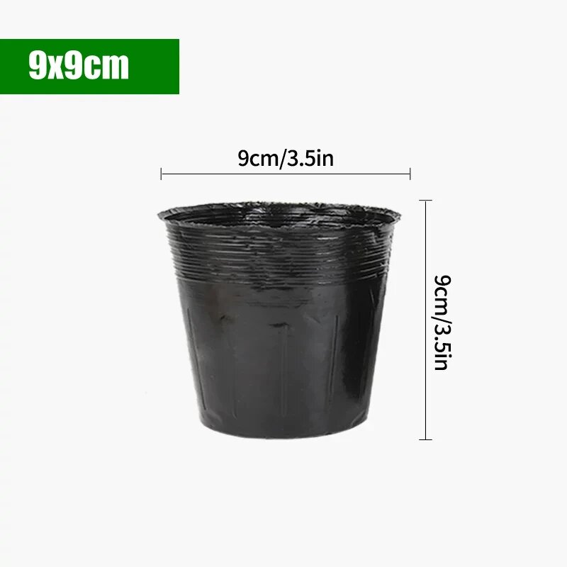 Пластиковые горшки для рассады 10 шт 9x9cm-10PCS