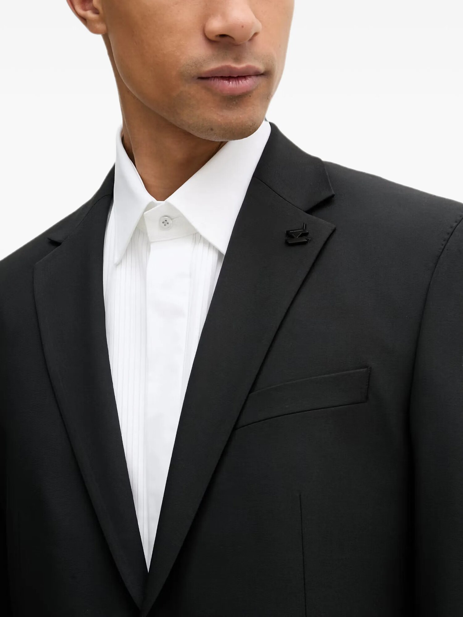 Куртка Karl Lagerfeld Logo-plaque single-breasted blazer, размер 50 — фото 1