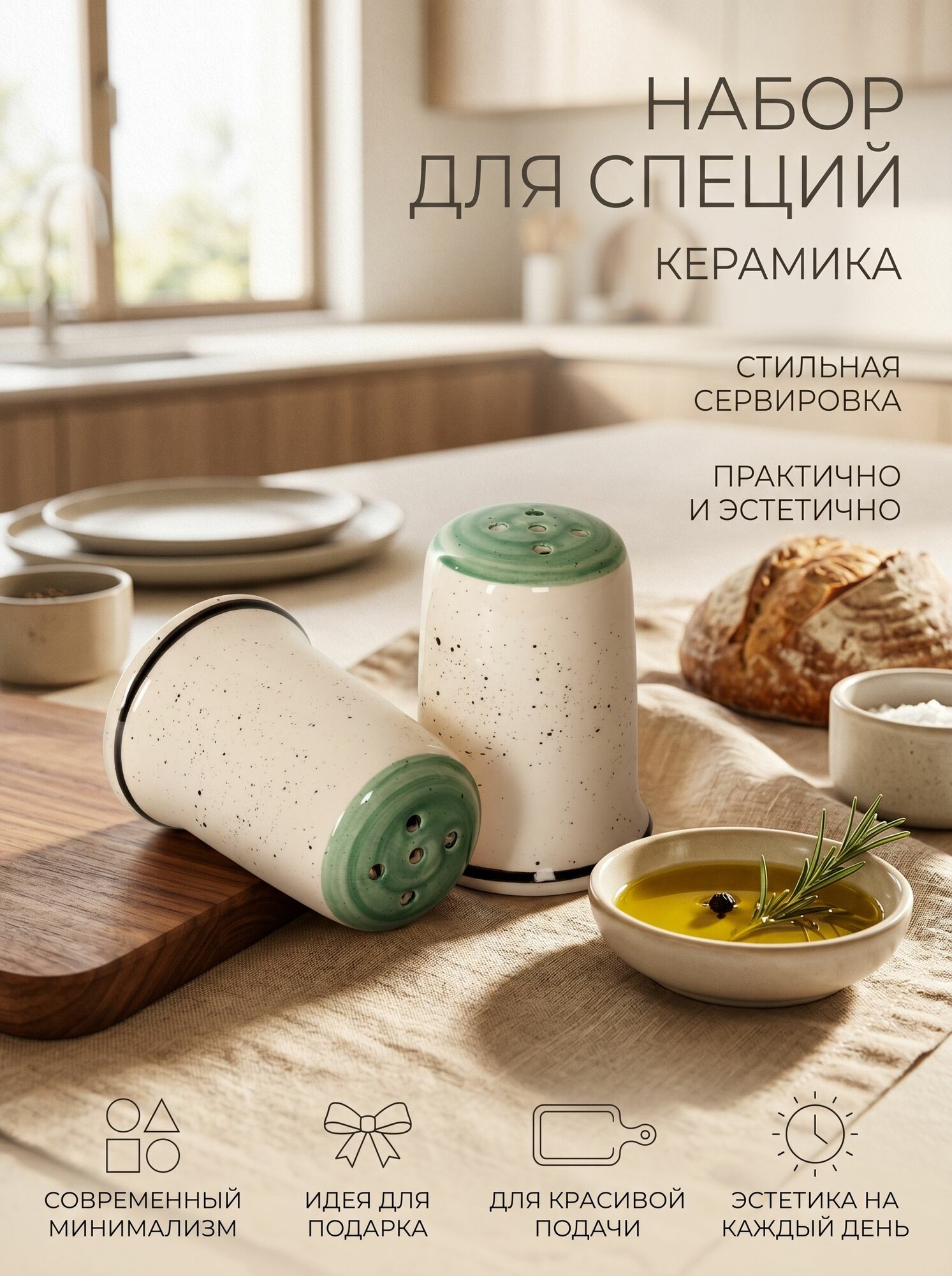 Керамический набор для специй