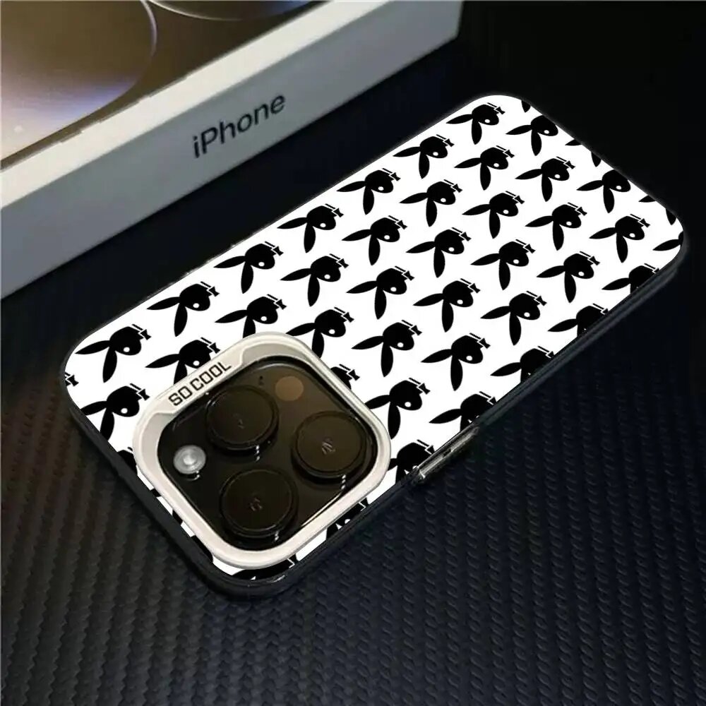 Чехол для телефона с мультяшным кроликом для iPhone 17, 17e, 16e, 16, CYW-394Y24F7, iPhone 17 Pro
