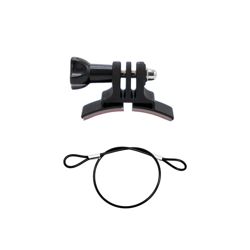 Крепление на шлем для камеры DJI OSMO Action 4/5/6 SHUAICHI black w safety rope