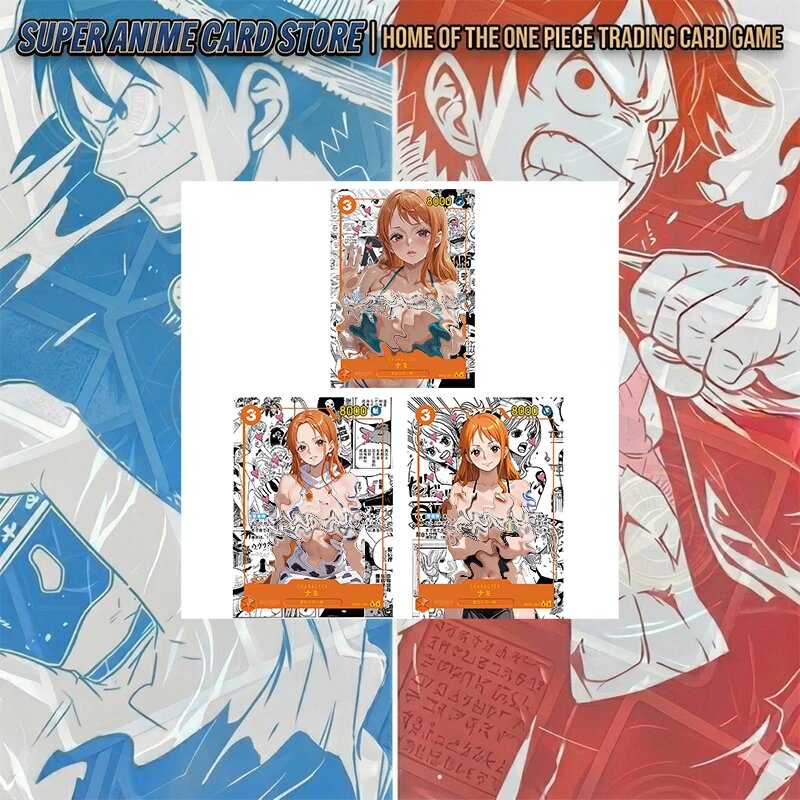 One Piece карты Ямато, Нами, Боа Хэнкок (07-3pcs)