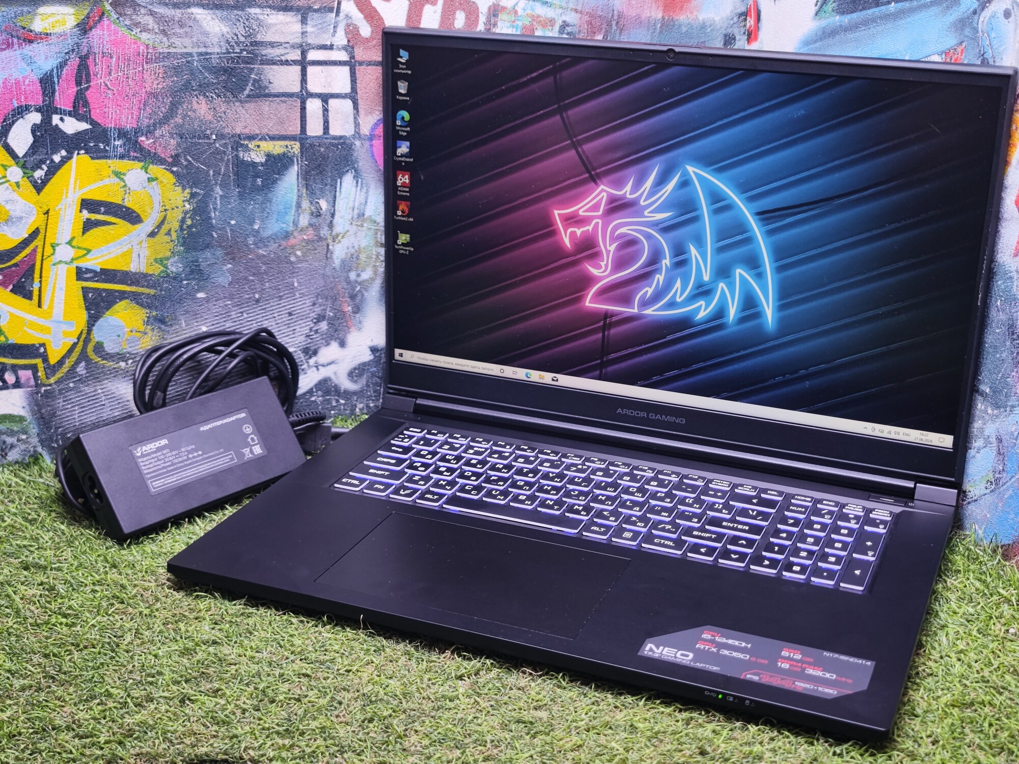 ARDOR N17 i5-12450H/RTX 3050/16Gb/512Gb/FHD/144Hz/I5ND414