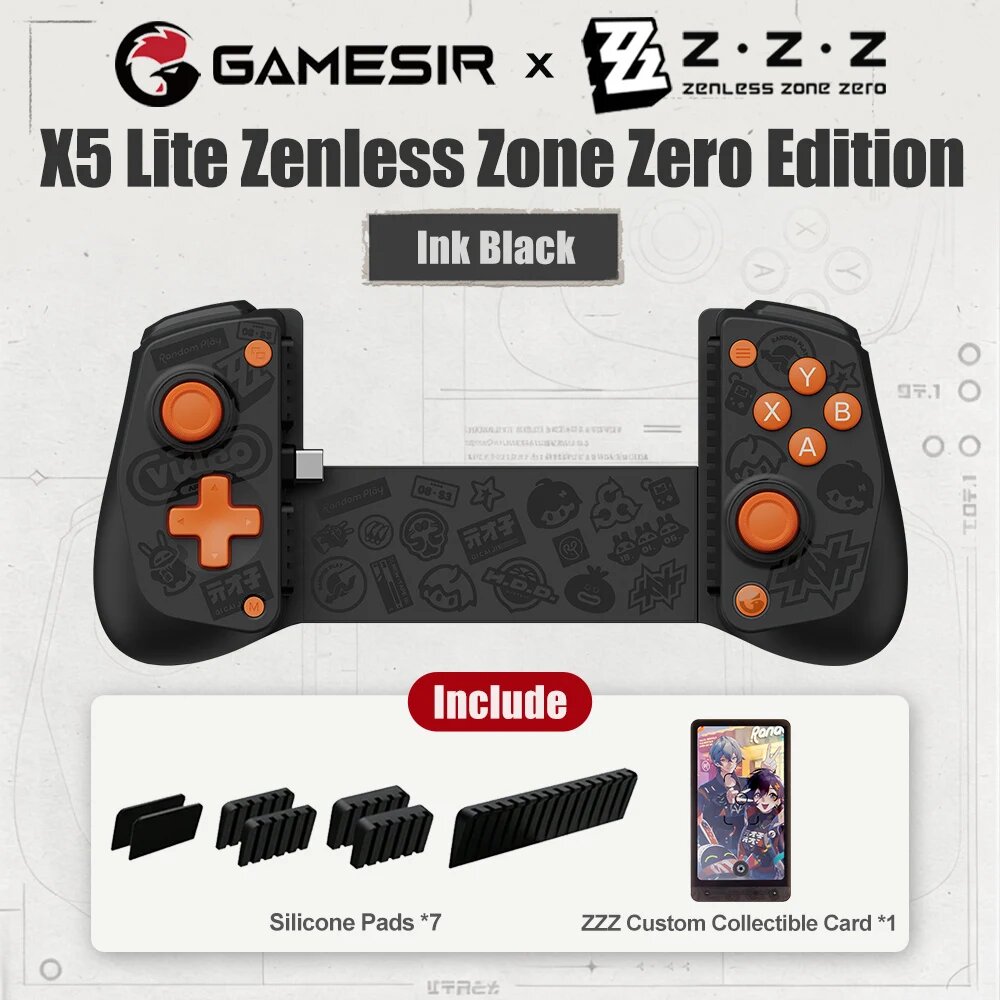 GameSir X5 Lite Zenless Zone Zero Edition геймпад ZZZ Ink Black
