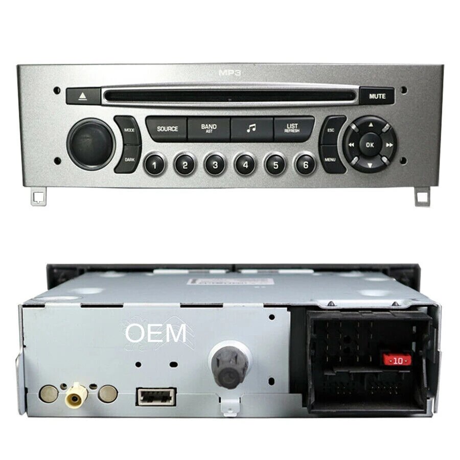 RD45 CD радио Поддержка Bluetooth USB AUX CD MP3 для моделей Peugeot 408 и 308