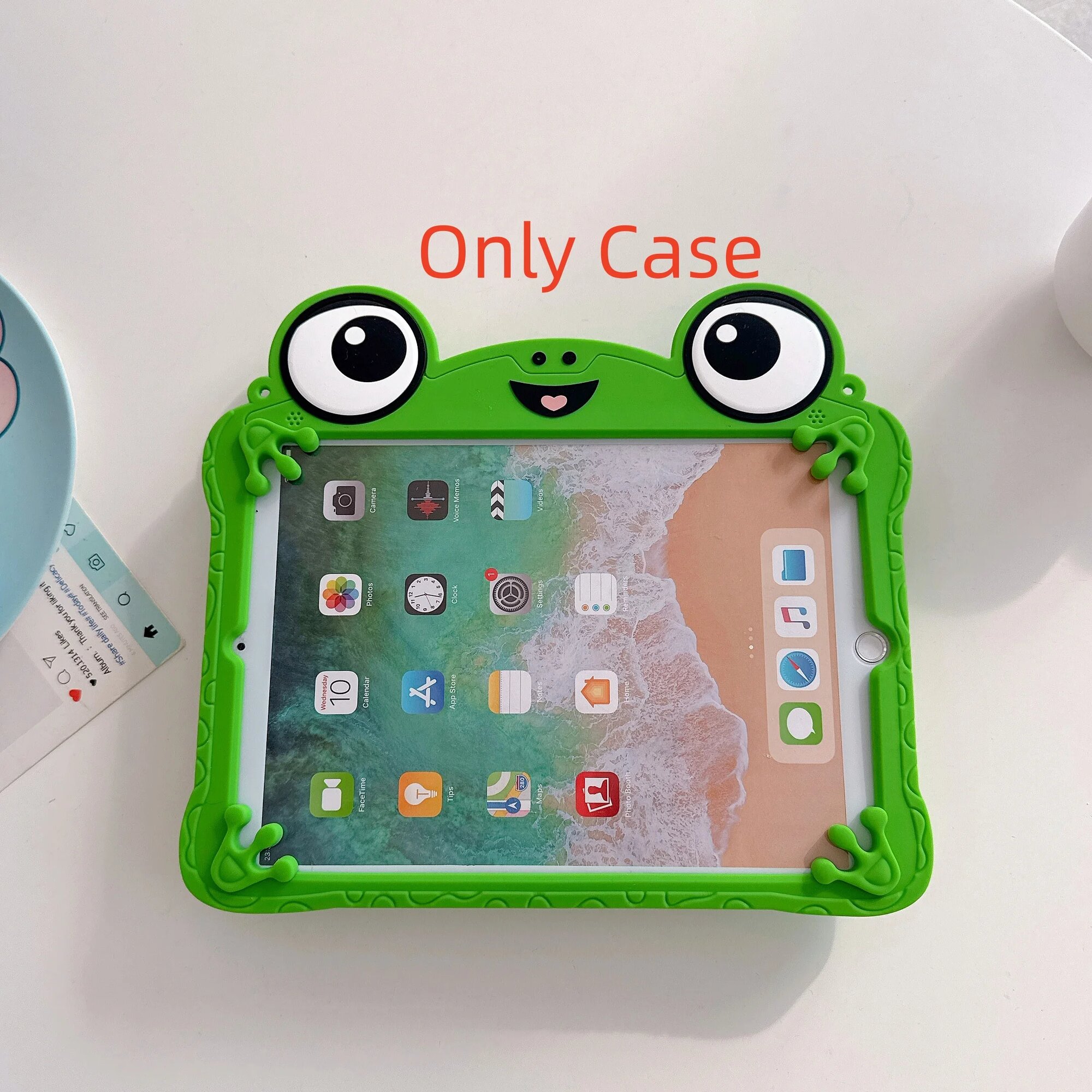 Чехол Sanrio 3D лягушка для iPad mini 1-7, Air 1-2, Pro 9.7 IPad Mini 6 7 8.3in, QW-NoSP