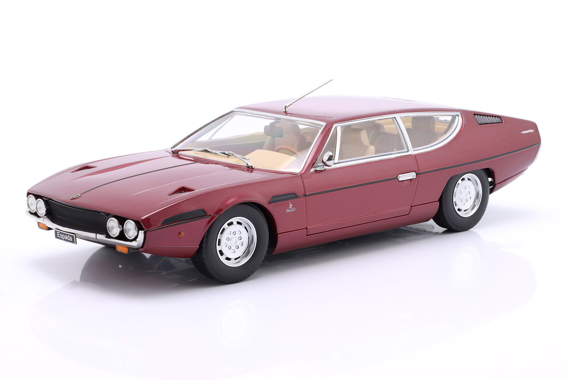 Модель коллекционная KK-SCALE Lamborghini espada S2 1970 redmetallic